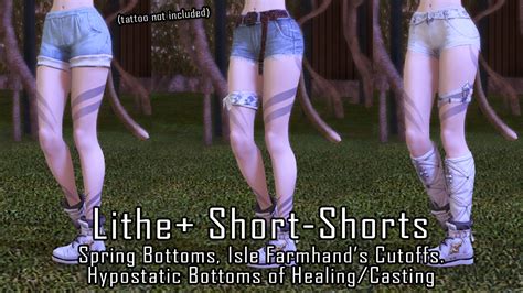 Short Shorts Bundle Lithe XIV Mod Archive