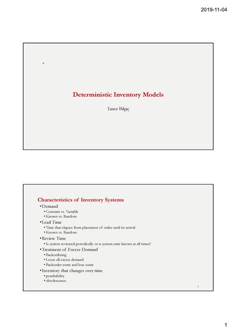 Deterministic Inventory Models Warning Tt Undefined Function 32