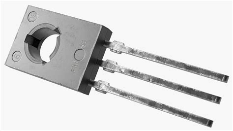Npn Silicon Power Transistor 3d Model 19 3ds Blend C4d Fbx Max