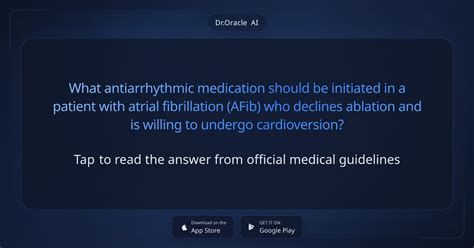 What Antiarrhythmic Medication Should Be Initiated In A Patient With Atrial Fibrillation Afib
