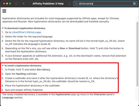 How To Add Additional Dictionaries For Publisher V Desktop Questions MacOS And Windows