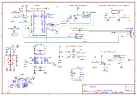 ESP Sensors EasyEDA Open Source Hardware Lab