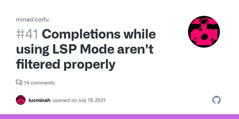 Completions While Using Lsp Mode Arent Filtered Properly · Issue 41 · Minadcorfu · Github