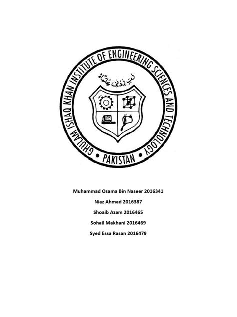 Muhammad Osama Bin Naseer 2016341 Niaz Ahmad 2016387 Shoaib Azam