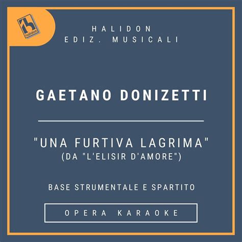 Gaetano Donizetti Una Furtiva Lagrima From Lelisir Damore