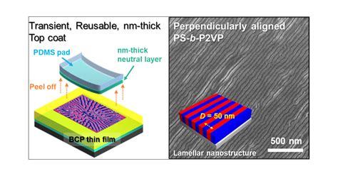 Transient Reusable Top Coats For The Vertical Orientation Of High χ Block Copolymers For