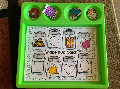 Shape Bug Match Activity Artofit