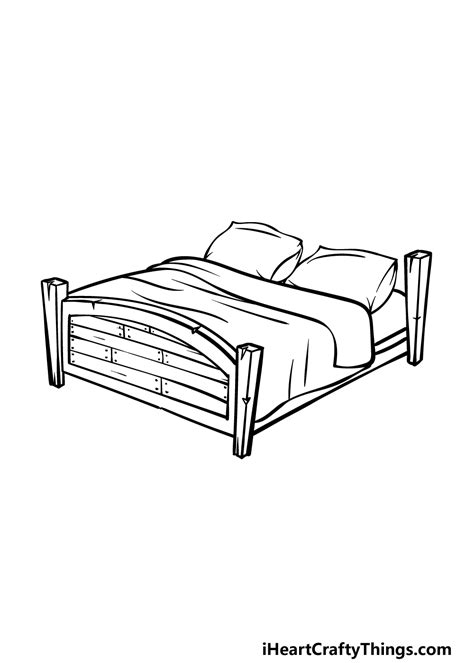 Easy Bed Drawing Amazon Basics Metal Bed With Modern