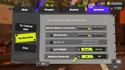 Splatoon 3 How To Turn Off Motion Controls