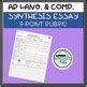 AP Lang Comp Synthesis Essay Rubric By Lover Of Language Arts