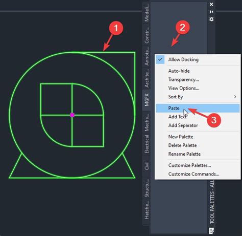Autocad Adding Tool Pallets And Blocks Micrographics