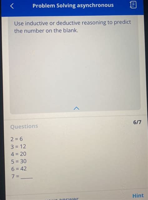 Problem Solving Asynchronous Use Inductive Or Studyx