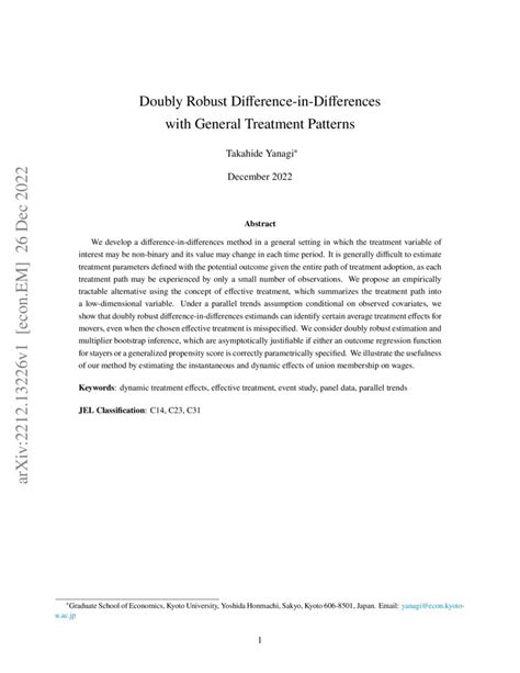 Doubly Robust Difference In Differences With General Treatment Patterns