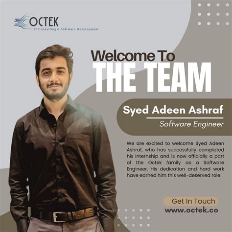 Octek On Linkedin Welcometotheteam Softwareengineer Techinnovation