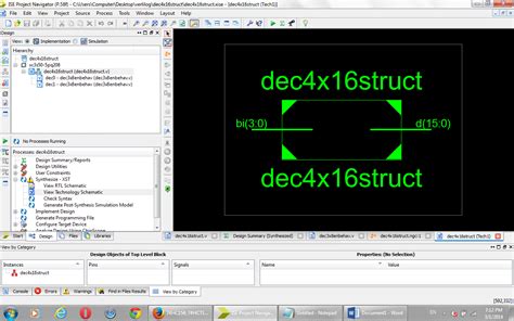 Verilog X Decoder Structural