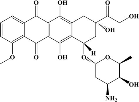 Structural Formula Of Doxorubicin Dox Download Scientific Diagram