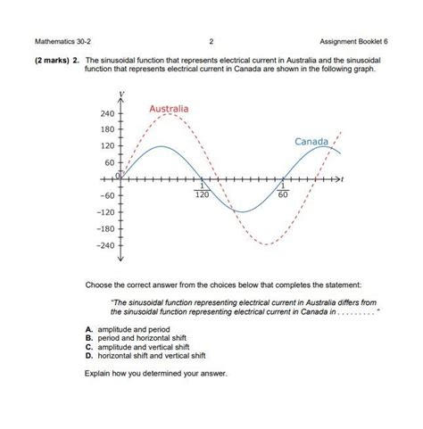 solved mathematics 30 2 2 assignment booklet 6 2 marks 2