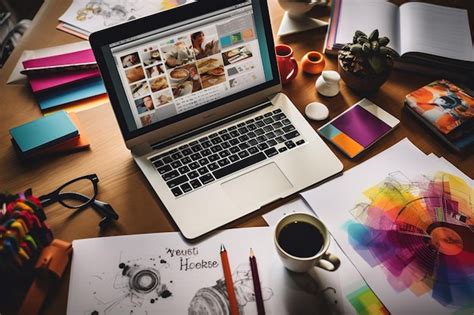 premium photo webdesigner branding visualidentity