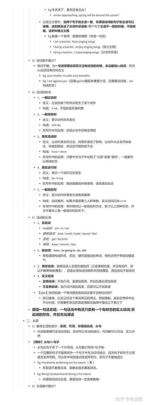 考研英语树状图总结，快速学习必备 知乎