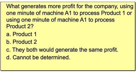 Solved Utilization Of A Constrained Resource Example Machine
