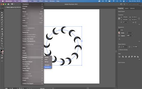 Create A Radial Pattern In Illustrator Design Bundles