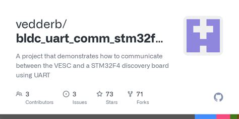 github vedderb bldc uart comm stm32f4 discovery a project that demonstrates how to