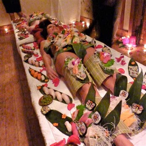 Nyotaimori Nyotaimori Tradition Of Japan Where Food Is Served On The