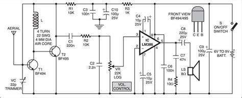 Rf Radio Receiver Circuit Diagram