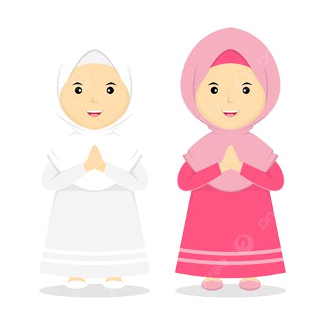 فتاة مسلمة كرتون مسلم فتاة الكرتون فتاة مسلمة Png والمتجهات للتحميل