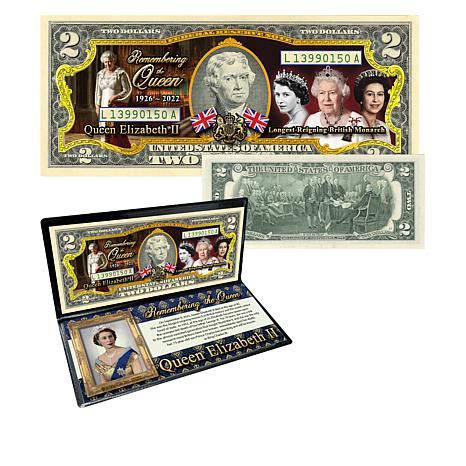 Queen Elizabeth Ii Colorized Bill Hsn