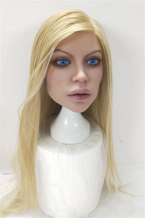 Silicone Sex Doll Head Realistic Implanted Hair Oral Sex Mobile Jawbone EBay