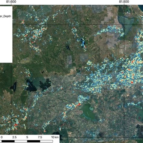 A Floodwater Depth Map Shared During The Gfp Activation For The 2018 Download Scientific