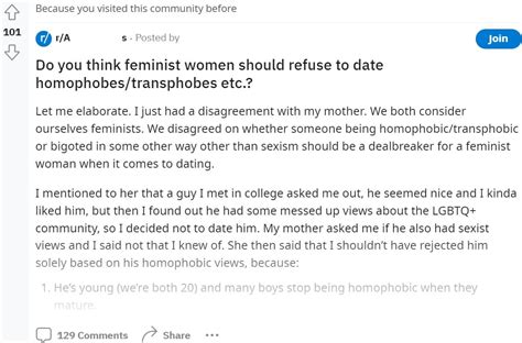 Nobody Cares Who You Dont Want To Date R Equality