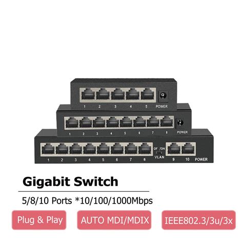 Jual Ienron Gigabit Switch 10 8 5 Port 1000mbps Ethernet Switch Non Poe