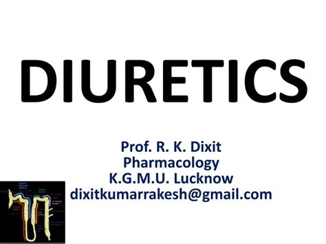 Ppt Diuretics Powerpoint Presentation Free Download Id 9236482