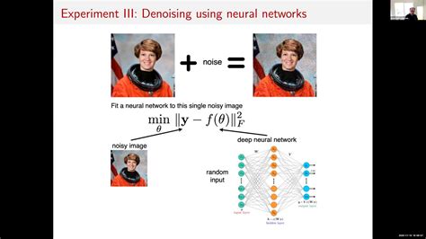 Learning Via Early Stopping And Untrained Neural Nets Youtube