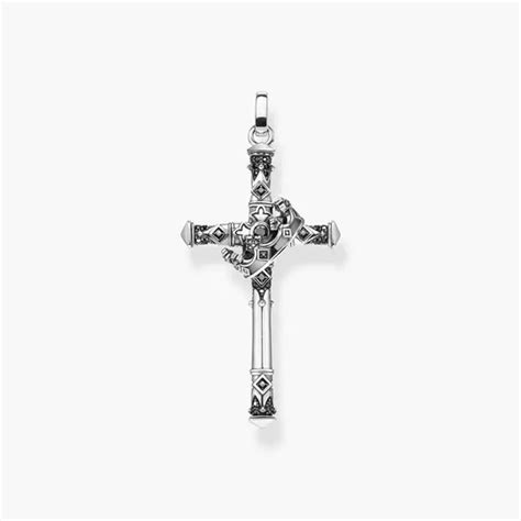 Majestic Pendant Cross And Crown Thomas Sabo