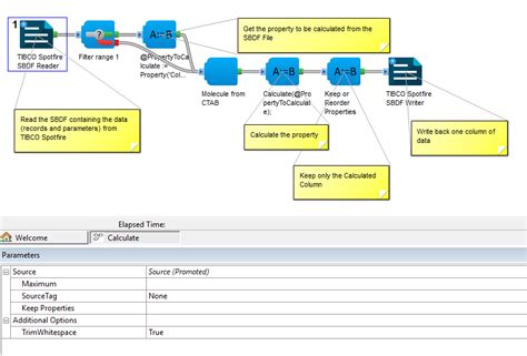 use pipeline pilot calculated columns