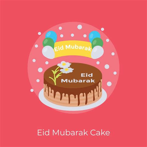 Trendy Eid Cake 14412779 Vector Art At Vecteezy