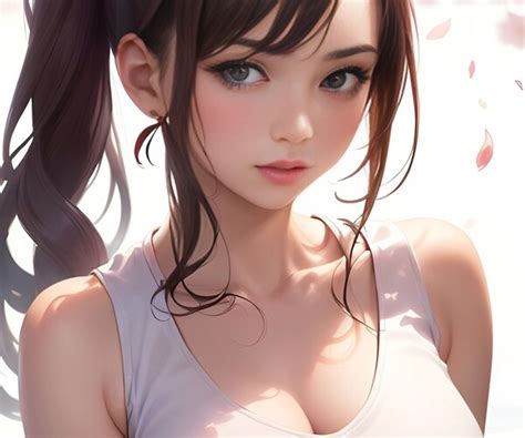 Artstation Character Art Portrait Ilustration Women Fantasy Anime