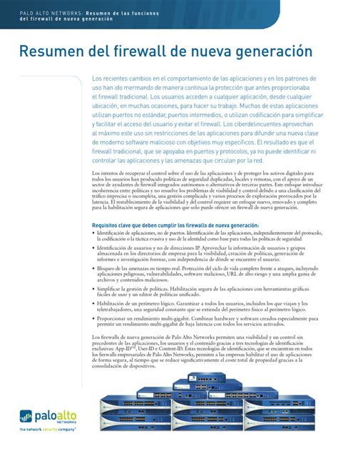 firewall feature overview spanish pdf