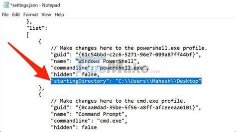 How To Change Default Folder In Windows Terminal