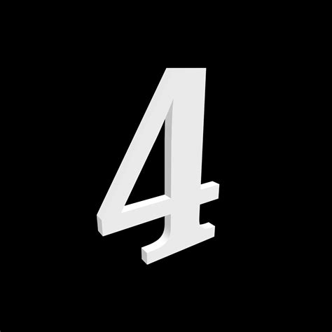 House Numbers Collection ABCD Mm Height Serif By Weshape Download Free STL