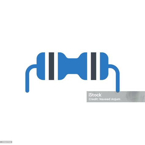 Resistor Stock Illustration Download Image Now Backgrounds Cpu Capacitor Istock