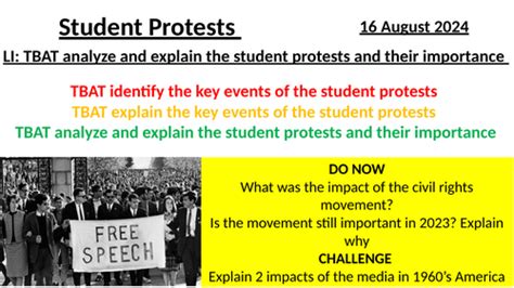 American Civil Rights History Igcse Pearson Edexcel Teaching