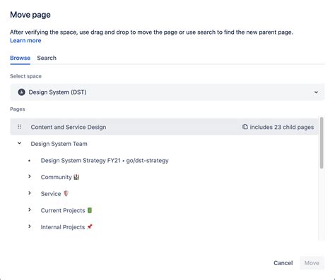 Move, copy, and hide pages | Confluence Cloud | Atlassian Support