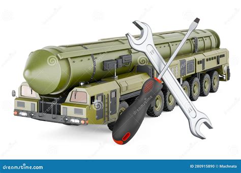 Scud Missile Mobile Short Range Ballistic Missile System With Map
