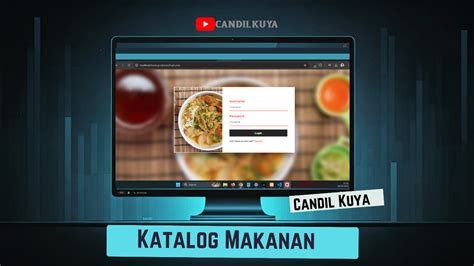 source code aplikasi katalog makanan berbasis web blog candil code