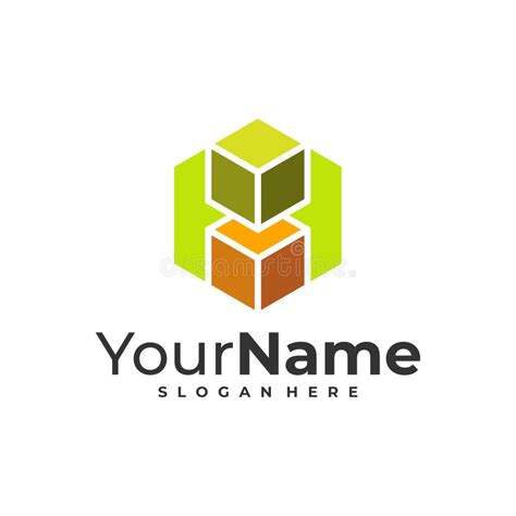 Creative Cube Logo Vector Hexagon Logo Design Template Stock Vector Illustration Of Corporate