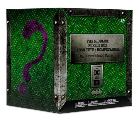 Quebra Cabeça Do Charada The Riddler Puzzle Box Por Edward Nygma
